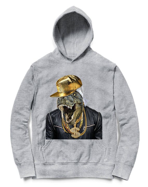 Tyrannosaurus Rex Rapper as Hip Hop Artist Dinosaur Men | Etsy