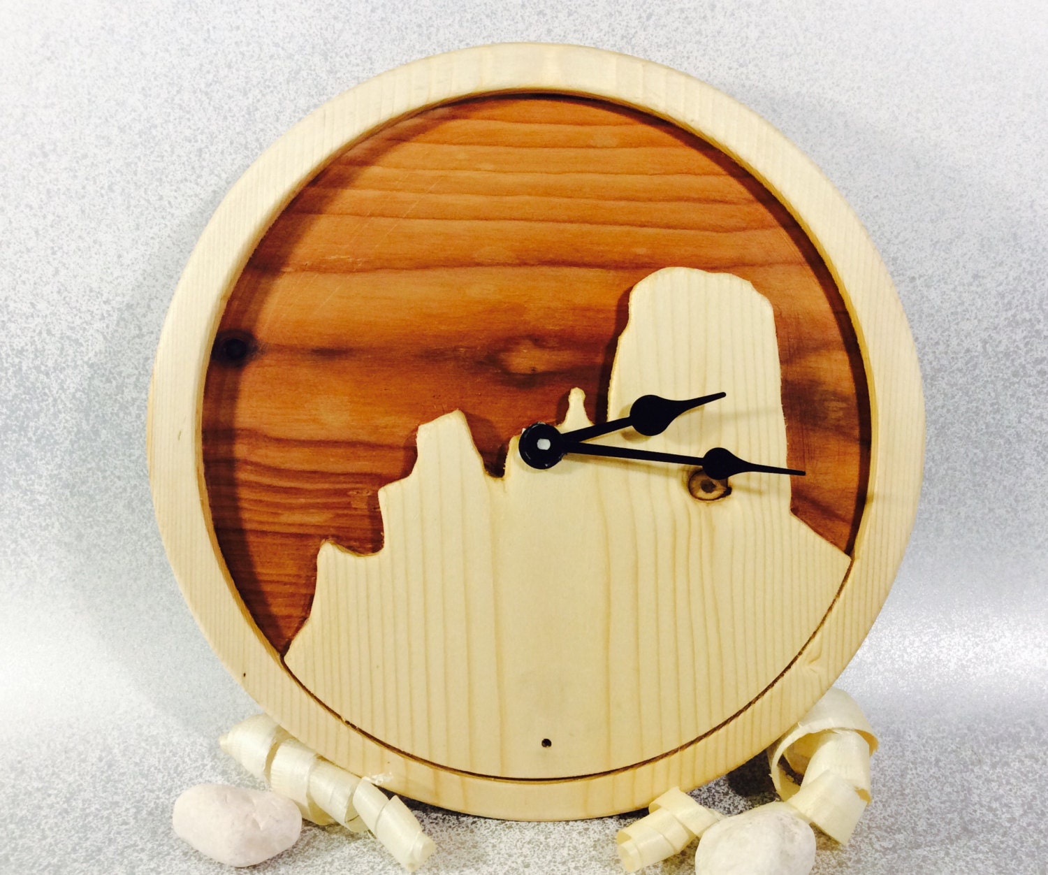 Dolomiti Wooden Clock - Etsy