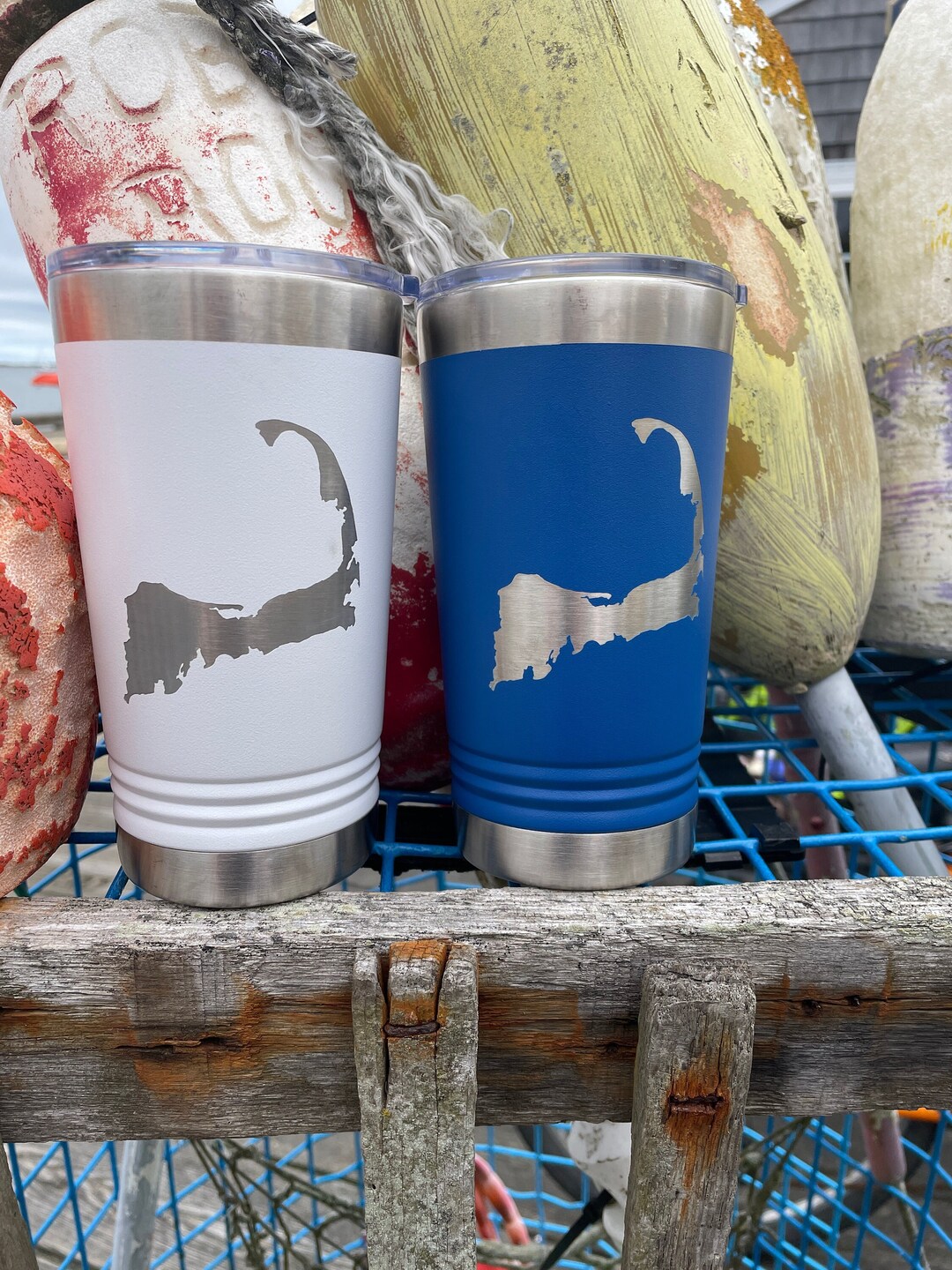 Cape Cod Map Pint Travel Cup Available in 17 Colors - Etsy