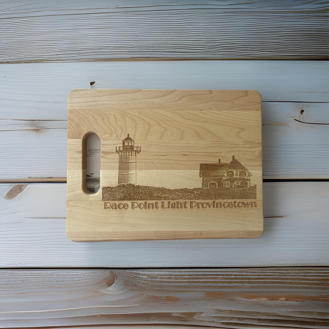 Race Point Lighthouse Board With Handle Laser Engraved Made From USA ...