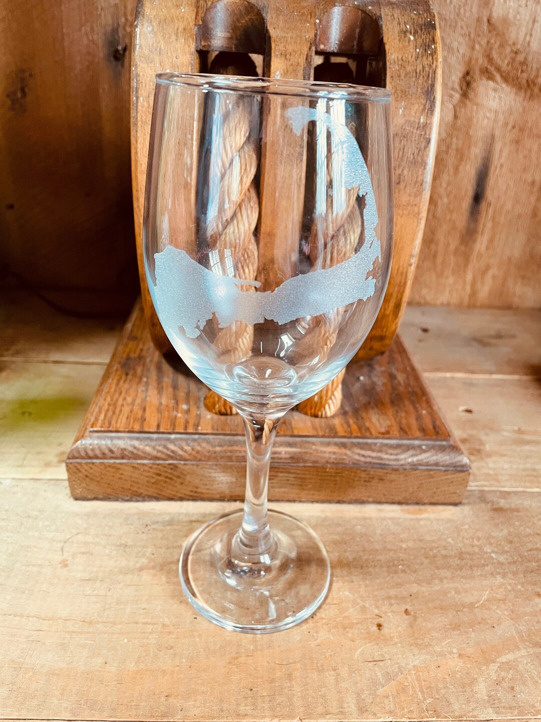 Cape Cod Map Wine Glass 6 Sizes Available - Etsy