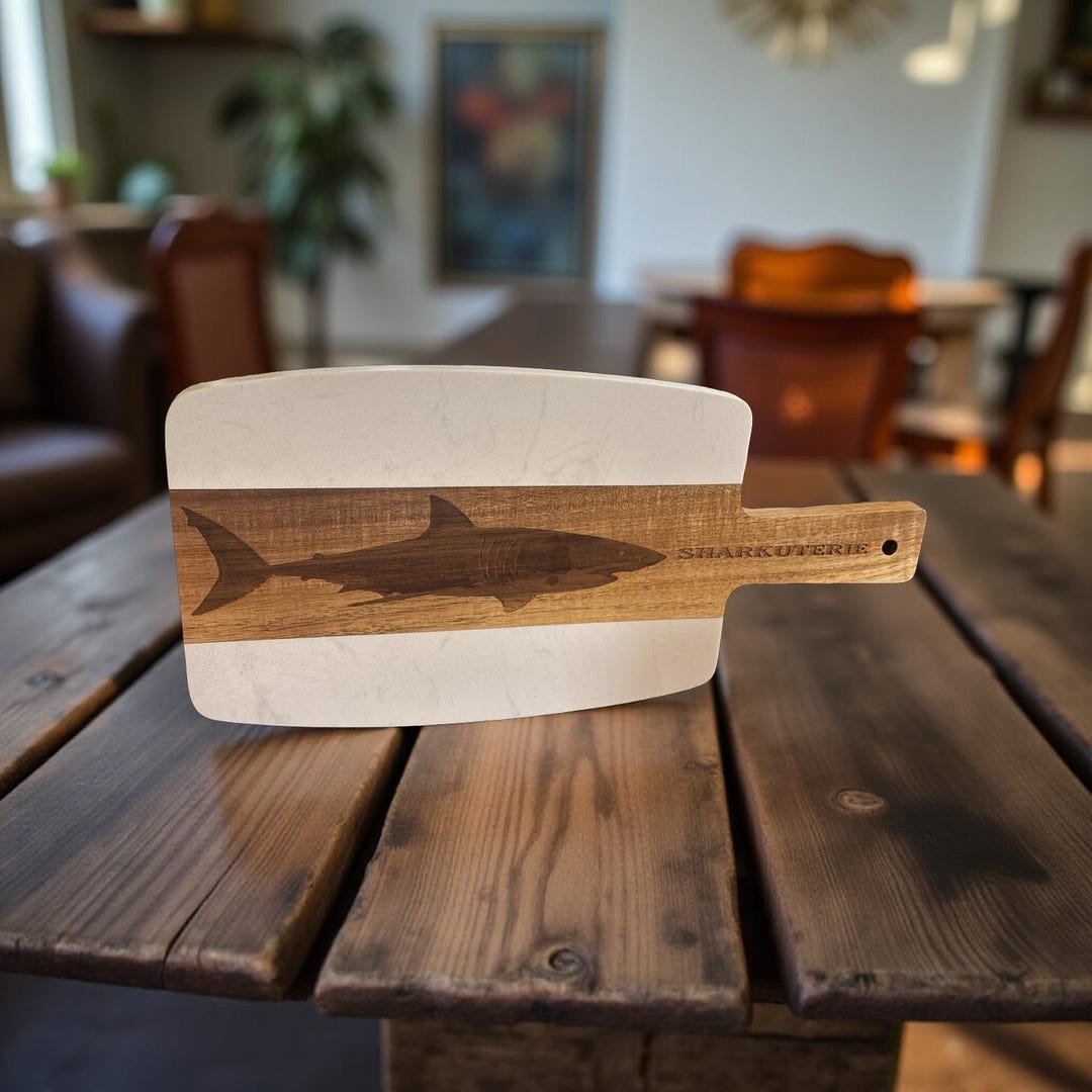 Sharkuterie Serving Board 3 Sizes Available - Etsy