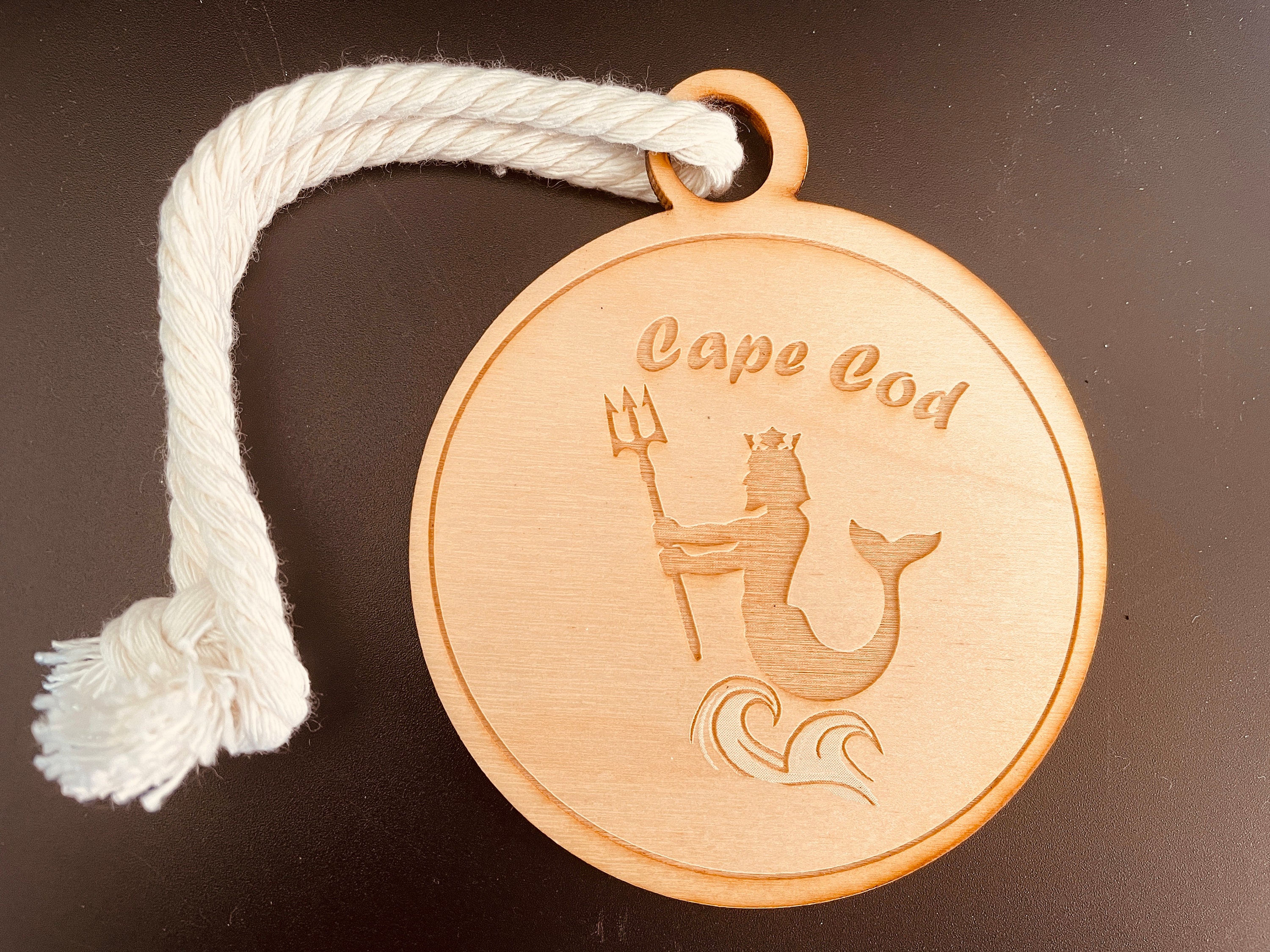 Neptune Merman Ornament Made From Sustainable Wood Can Be - Etsy