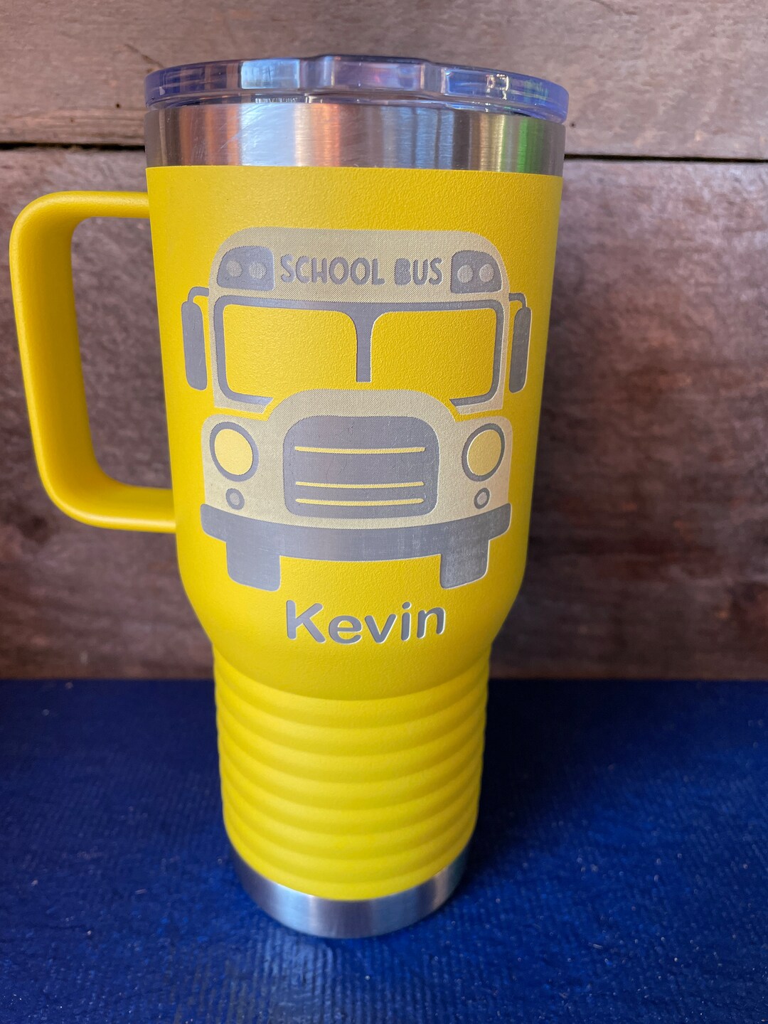 School Bus Travel Mug With Slider Lid 20 Ounce Polar Camel Vacuum ...