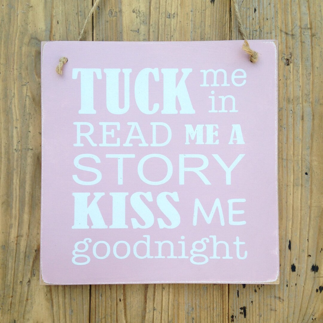 Tuck Me in Baby Sign - Etsy