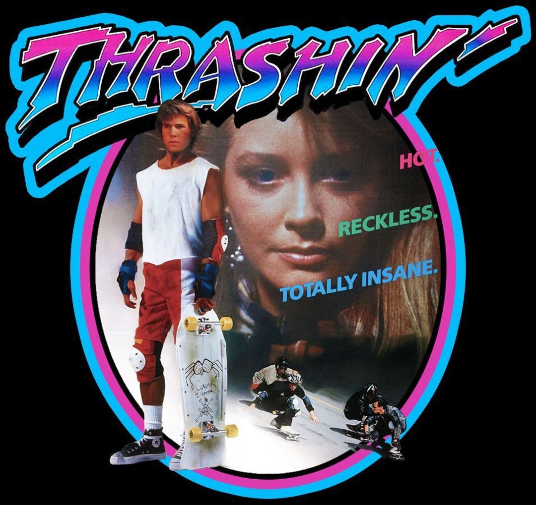 Thrashin Vintage Image T-shirt - Etsy