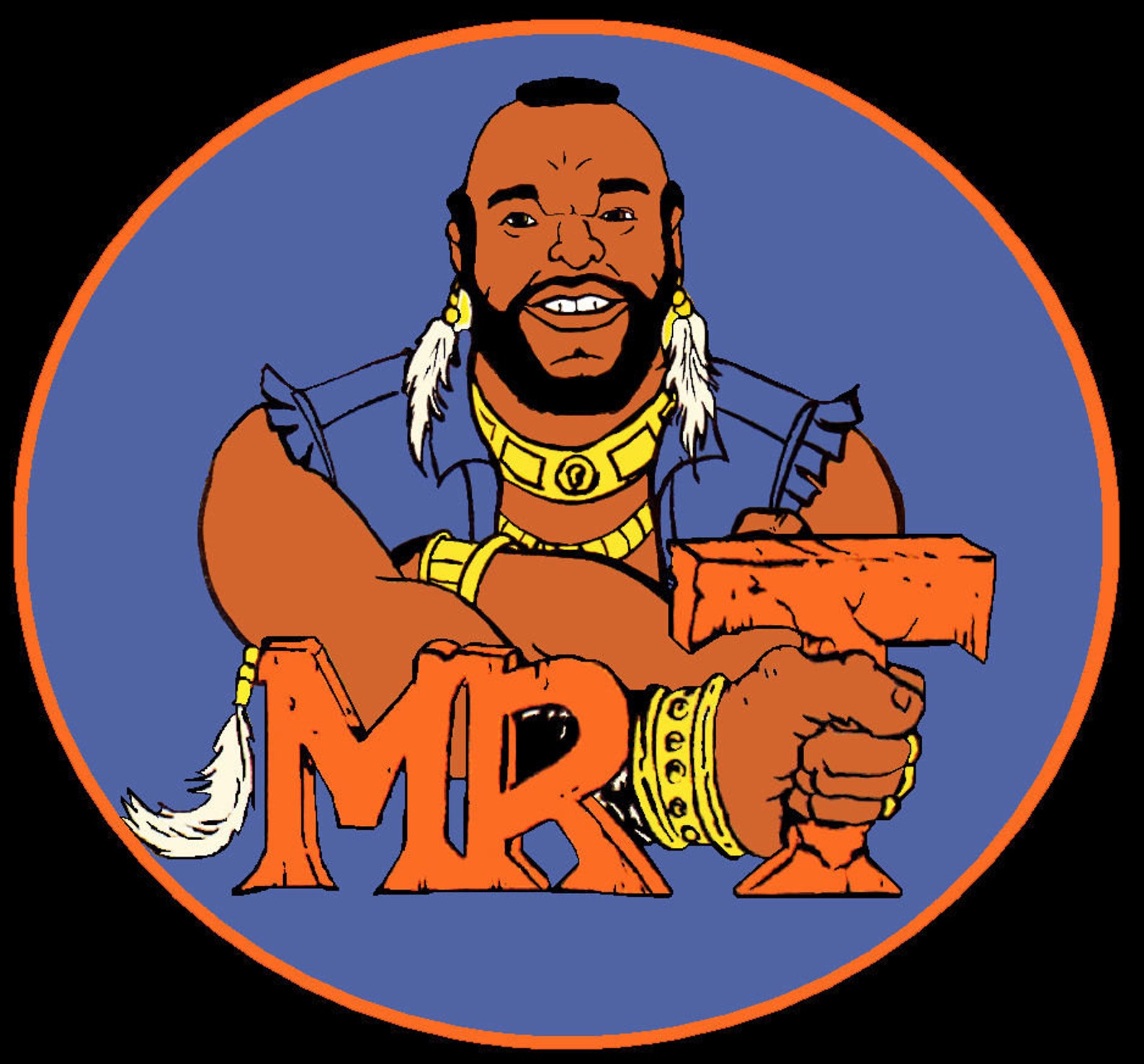Mr T Cartoon Classic Custom Made T-shirt - Etsy