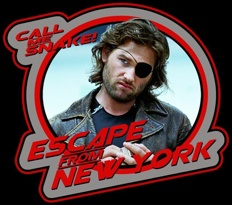 Classic Escape From New York "call Me Snake!" Custom T-shirt - Etsy