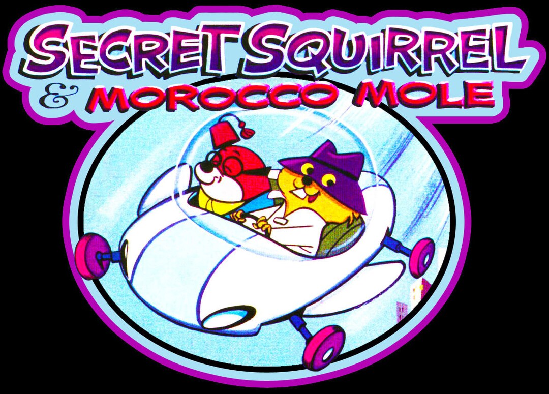Secret Squirrel Vintage Image T-shirt - Etsy