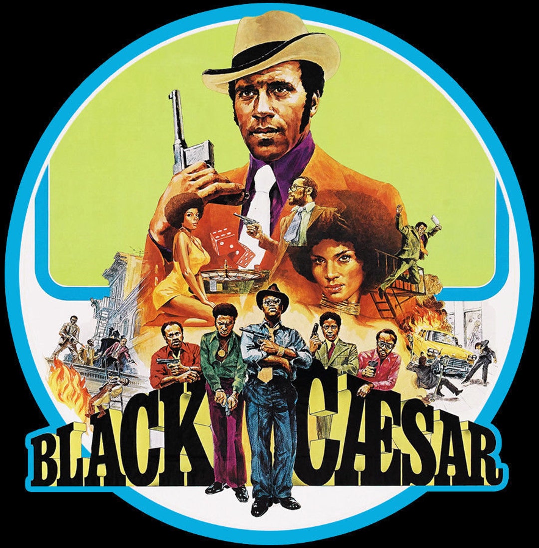 Blaxploitation Black Caesar Vintage Image T-shirt - Etsy