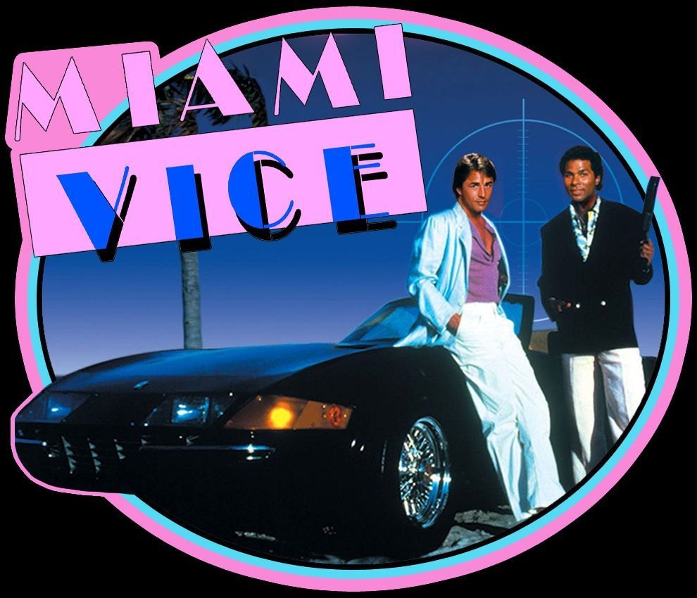 Miami Vice Vintage Image T-shirt - Etsy