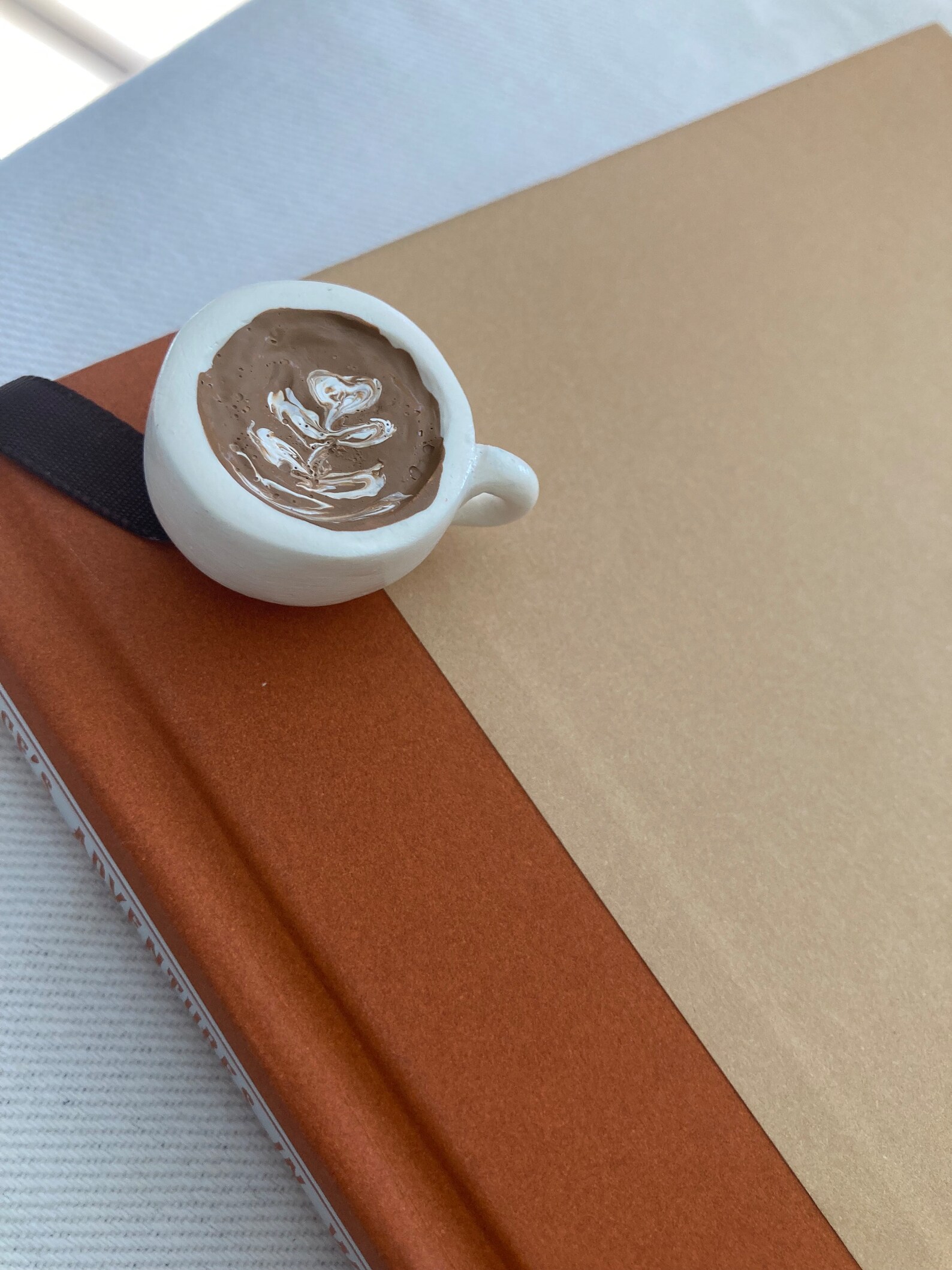 Coffee and Donut Bookmark - Etsy