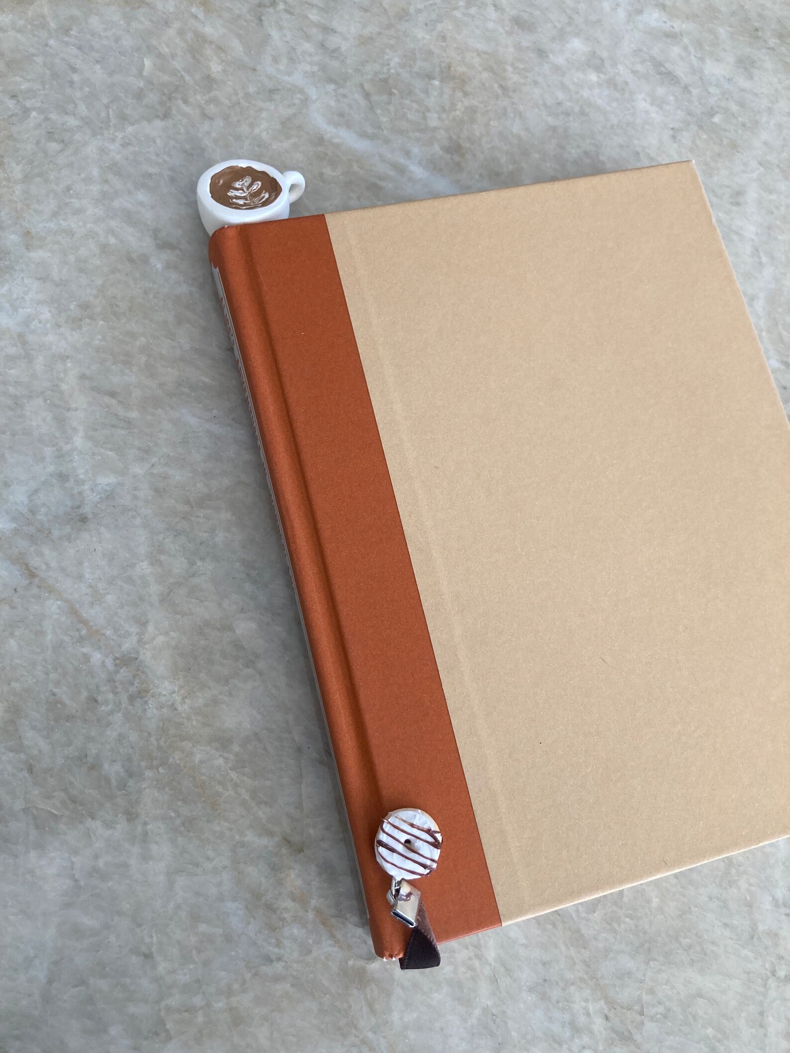 Coffee and Donut Bookmark - Etsy