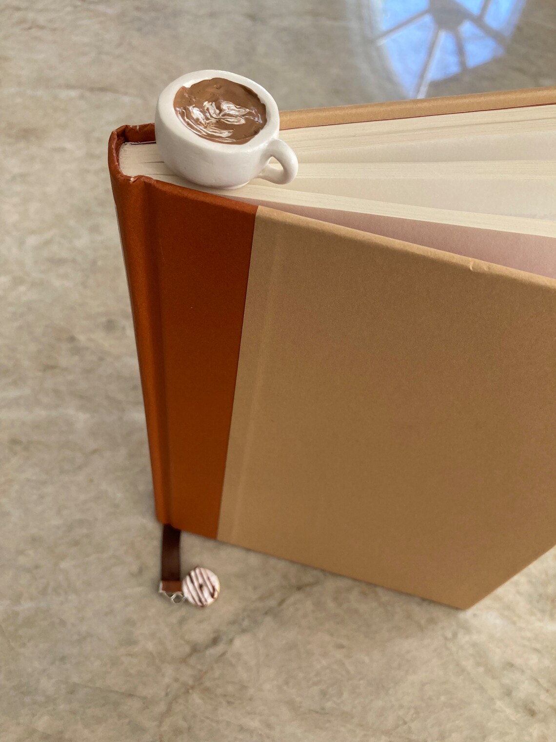 Coffee and Donut Bookmark - Etsy