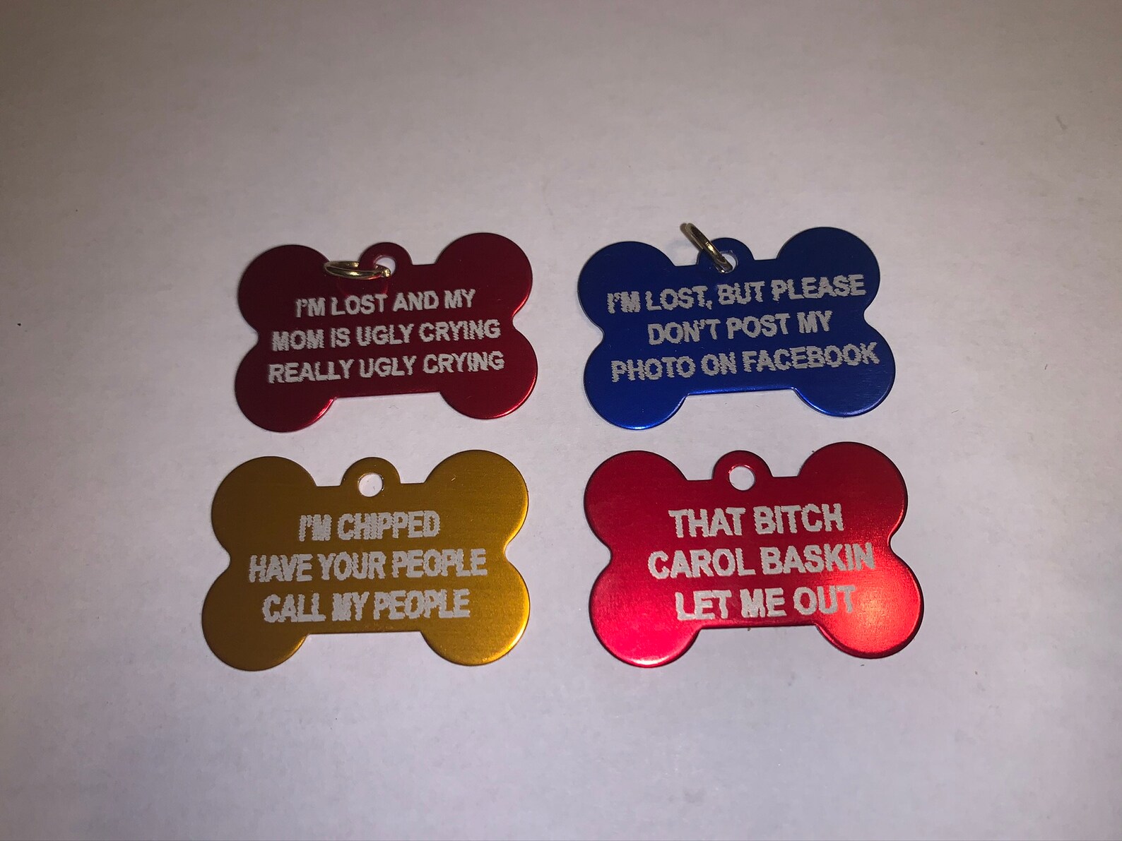 Funny Pet Tags With Personalization Etsy