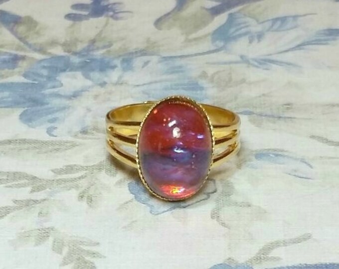 Red Dragons Breath Ring Dragon Breath Ring Red Ring Gold | Etsy
