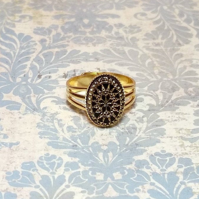 Victorian Starburst Ring, Victorian Star Ring, Starburst Ring ...