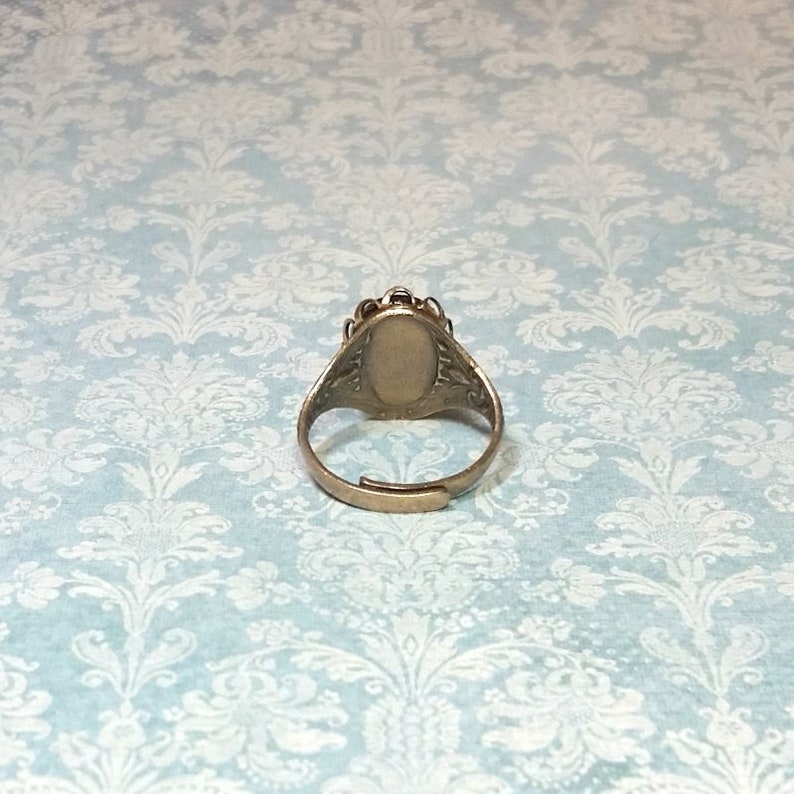 Victorian Star Ring, Vintage Style Glass Starburst Ring, Victorian ...