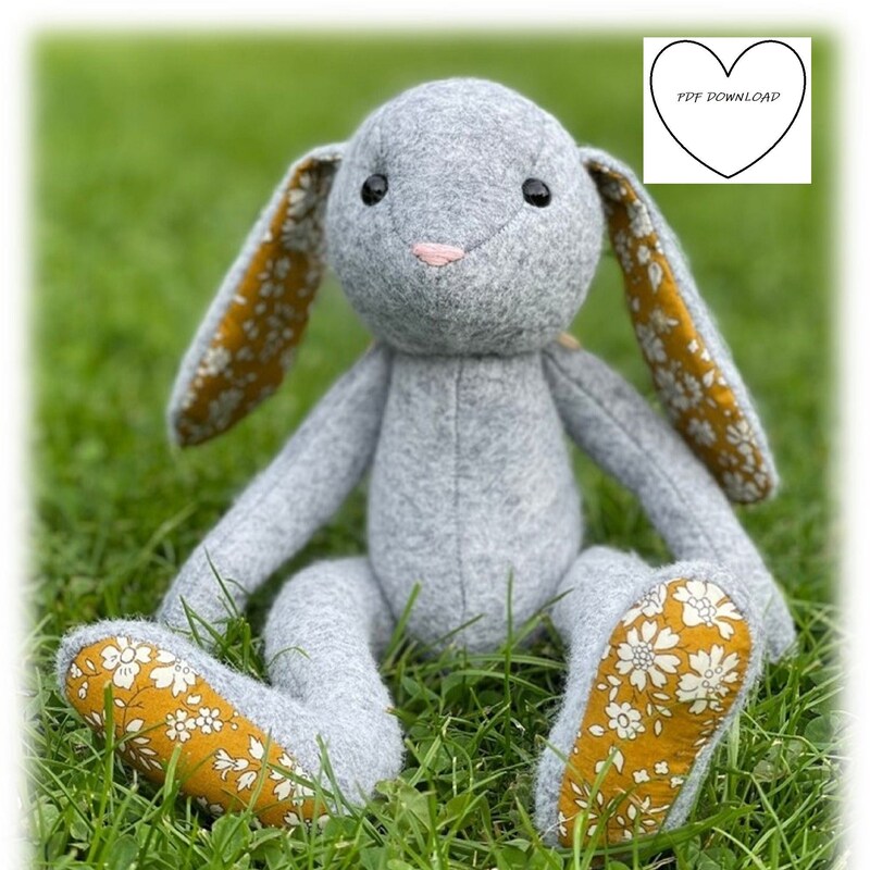 Bunny Sewing Pattern - Etsy