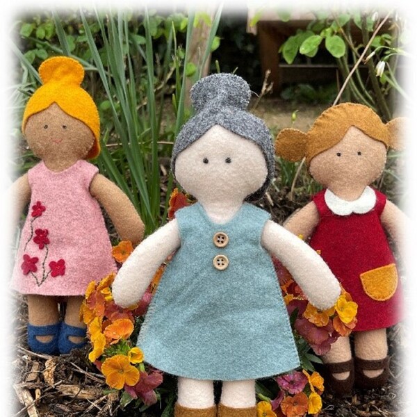 Felt Doll Kit - Etsy UK