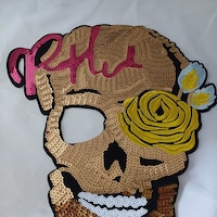 Flower Skull - Etsy
