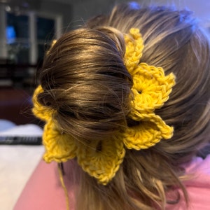 Sunflower Scrunchie - Etsy