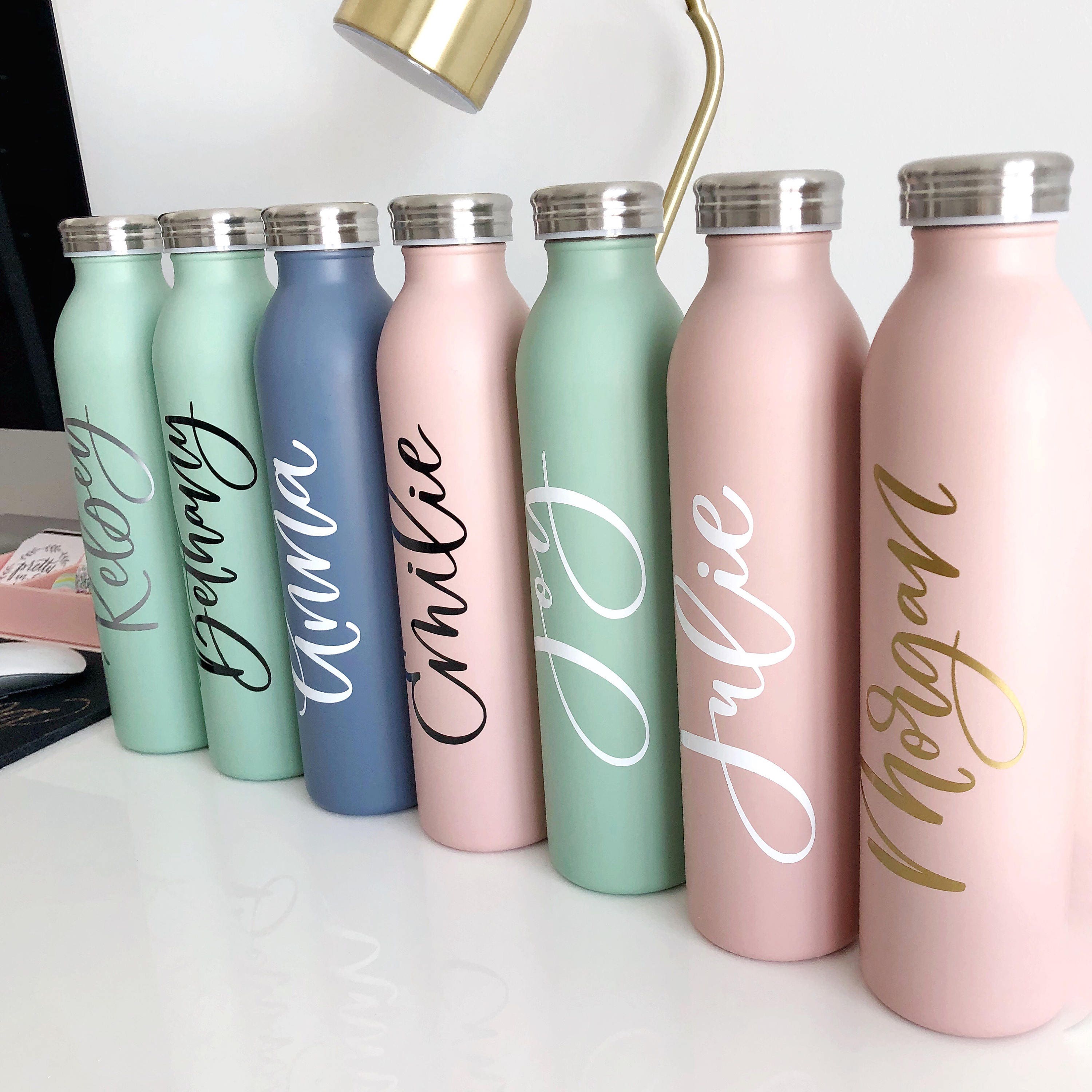 Personalized 20oz Stainless Steel Bottle Custom Water Bottle | Etsy