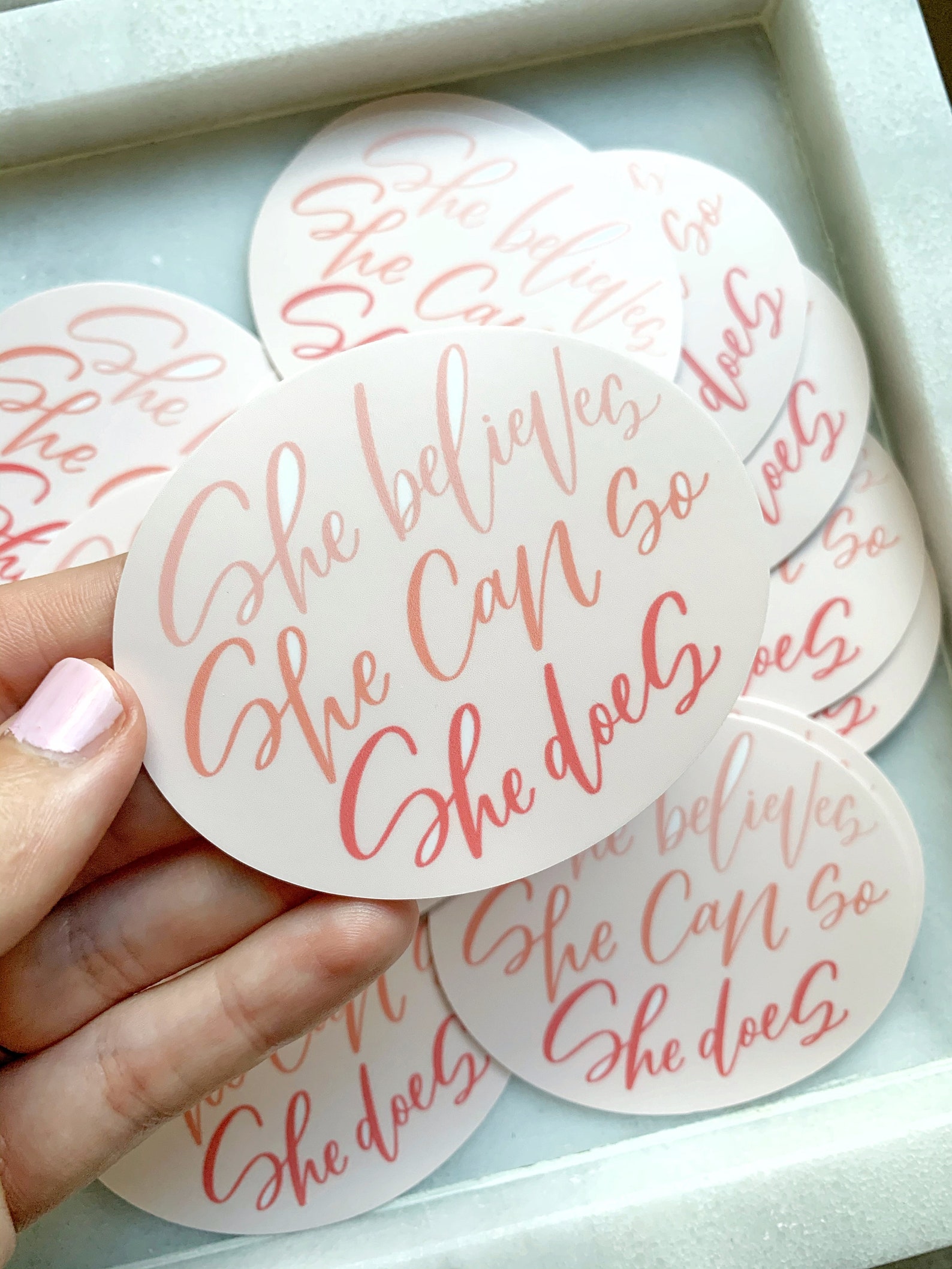 Build Your Own Sticker Pack of 3 or 5 Calligraphy Stickers | Etsy