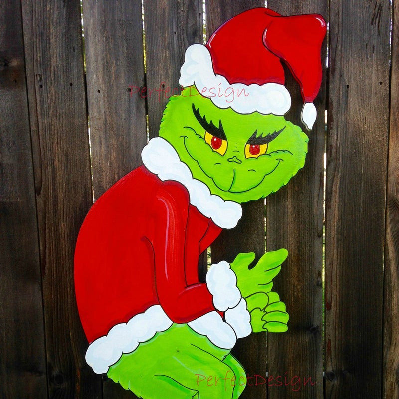Grinch Cutout - Etsy