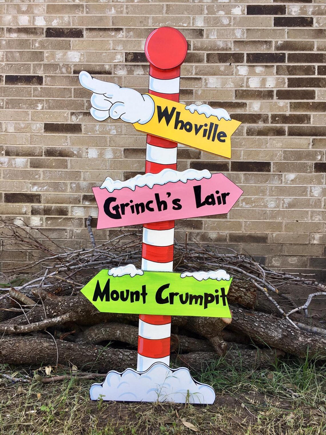 Christmas Grinch Inspired Whoville Sign Max the Reindeer Cindy - Etsy