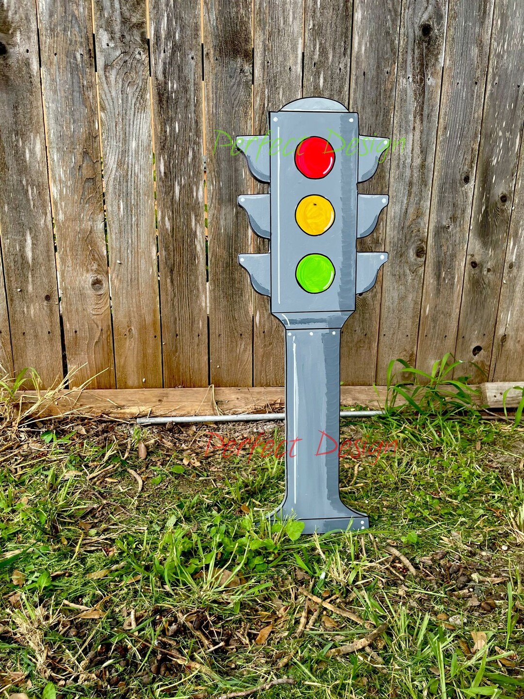 Traffic Lights WOOD Christmas Yard Art Decoration - Etsy