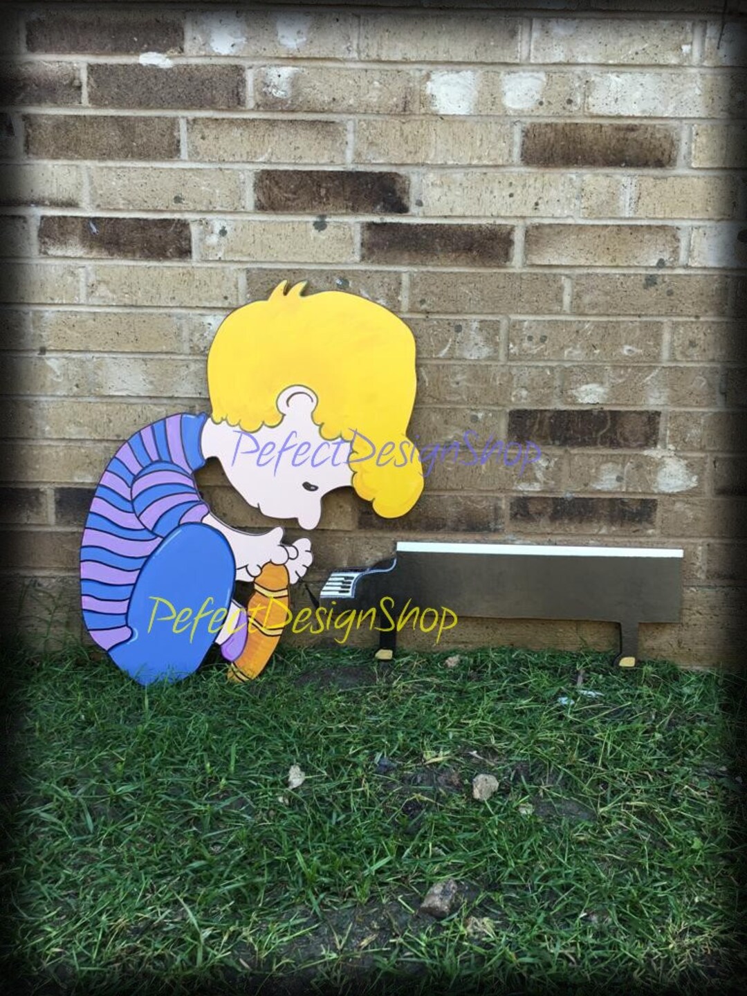 Schroeder Playing Peanuts