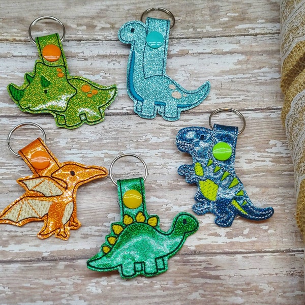 Dinosaur Key Chain - Etsy