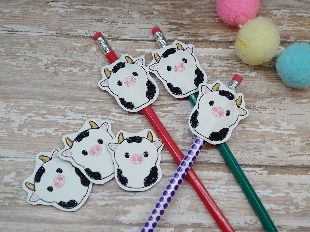 Pudgy Cow Pencil Hugger / Topper Straw Hugger ***large Quantity ...