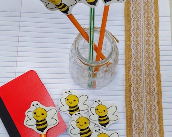 Bee Pencil Topper | Etsy