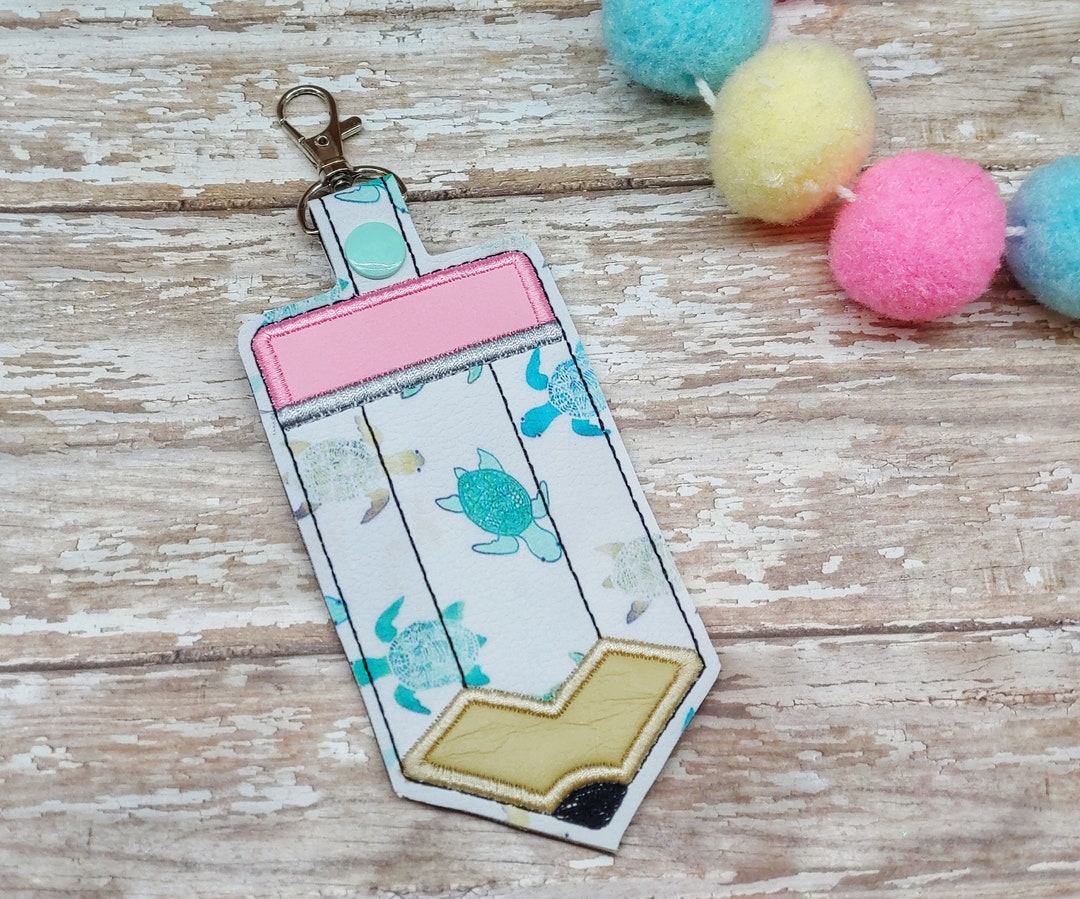 Sea Turtle Print Pencil ID Badge Holder / Luggage Tag / Gift Card ...