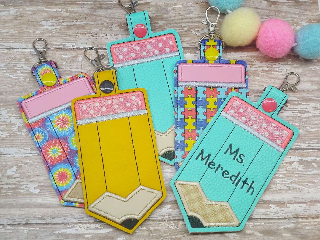 Pencil ID Badge Holder / Luggage Tag / Gift Card Holder ***with ...