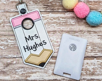 Personalized Pencil Alarm ID Badge Holder Available in Many Colorstop ...