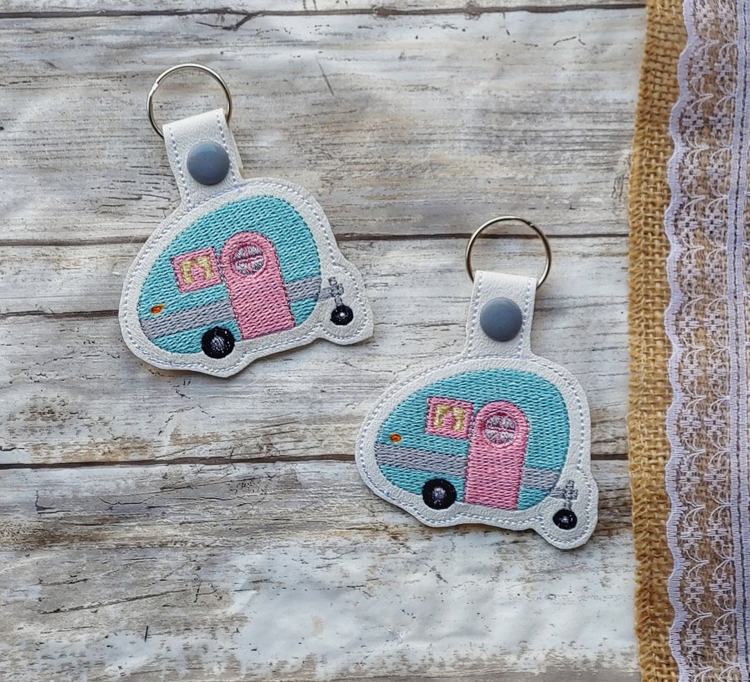 Vintage Camper Tag-a-long Key Chain / Fob - Etsy