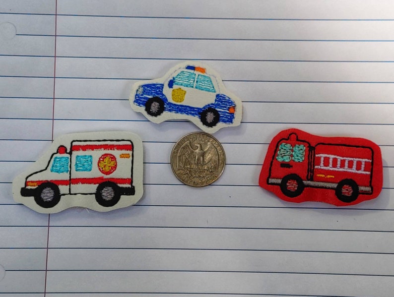 Police Car / Fire Truck / Ambulance Pencil Topper ***large Quantity ...