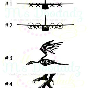 Vinyl Decal Stickers Talon C-130 Military Airplane / Combat Talon ...