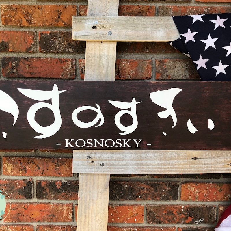 Wooden Japanese Signs - Etsy