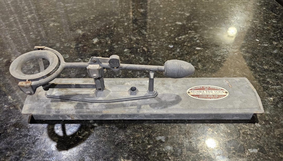 Vintage Reliable Egg Scale James Mfg Co Los Angeles California - Etsy