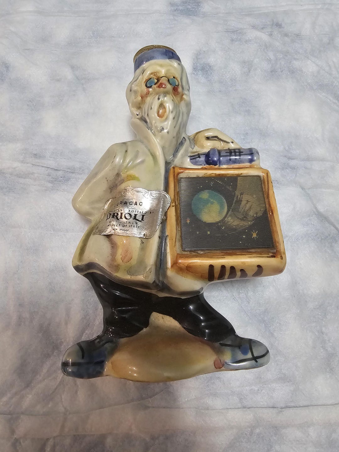 Vintage Italian Drioli Hologram Figural Miniature Liquor Bottle - Etsy