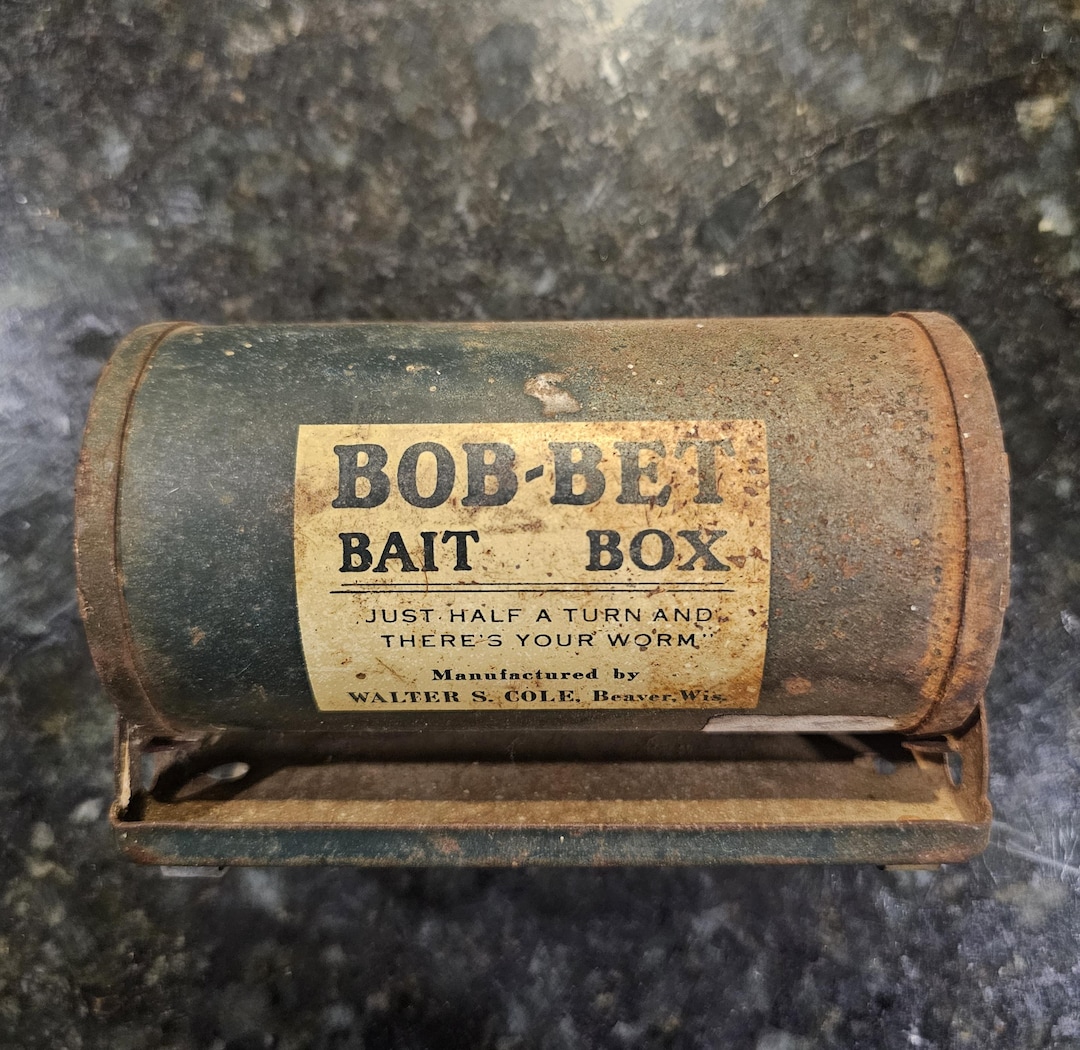 Vintage Bob Bet Bait Box Made in USA - Etsy