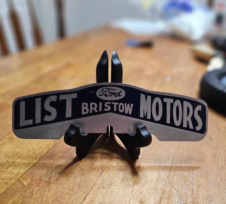 Vintage Ford License Plate Topper 1960s - Etsy