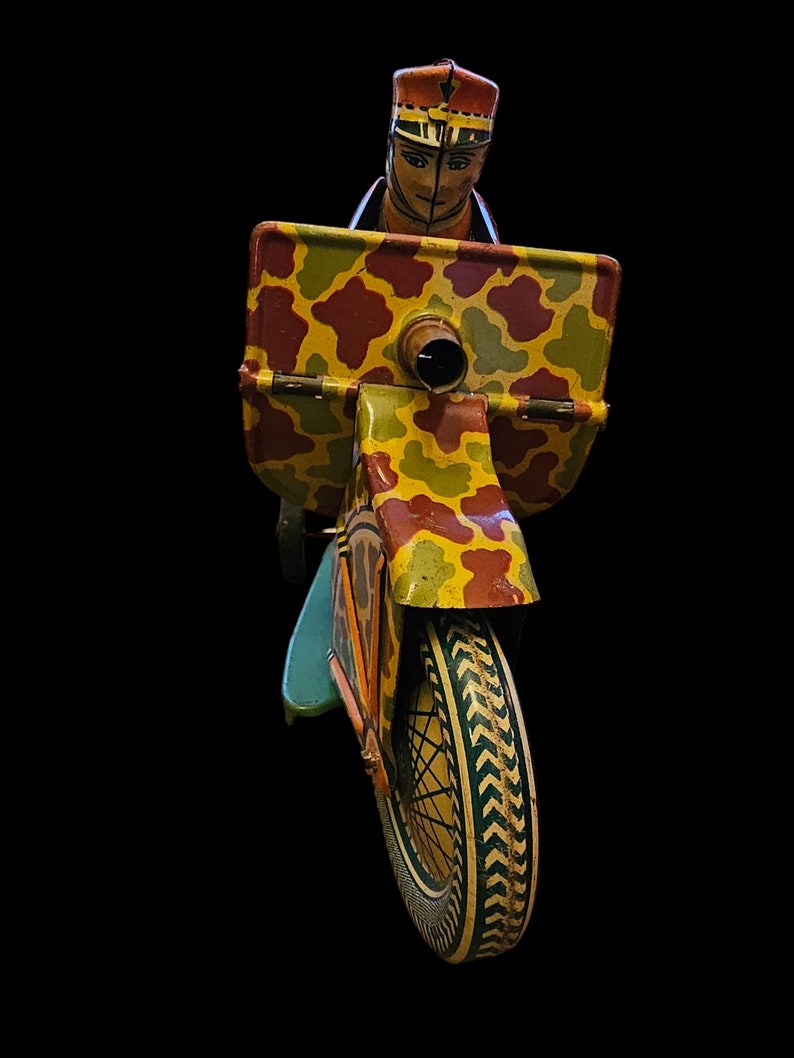 Antique Marx Tin Military Motorcycle Patrolman Toy MINT - Etsy