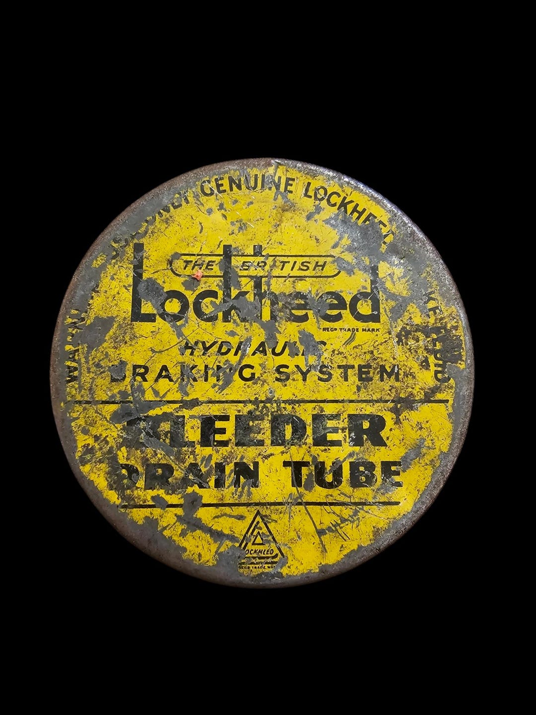 Vintage Lockheed Martin Brake Bleeder Drain Tube 3" Tin - Etsy