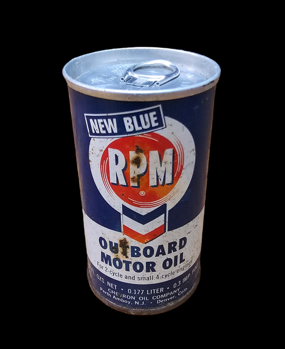 Antique RPM Motor Oil 6 Ounce Can - Etsy