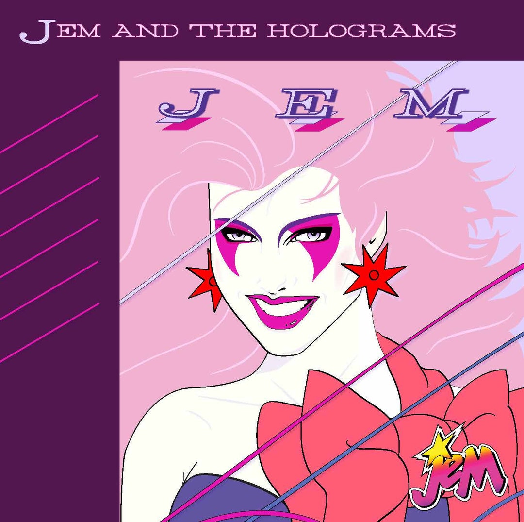 Jem and the Holograms "jem" Album Cover Duran Duran Rio Cover LP 80s - Etsy
